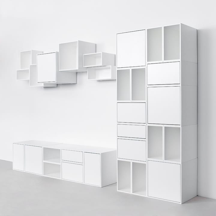 Cubit in 15 colours and natural walnut veneer