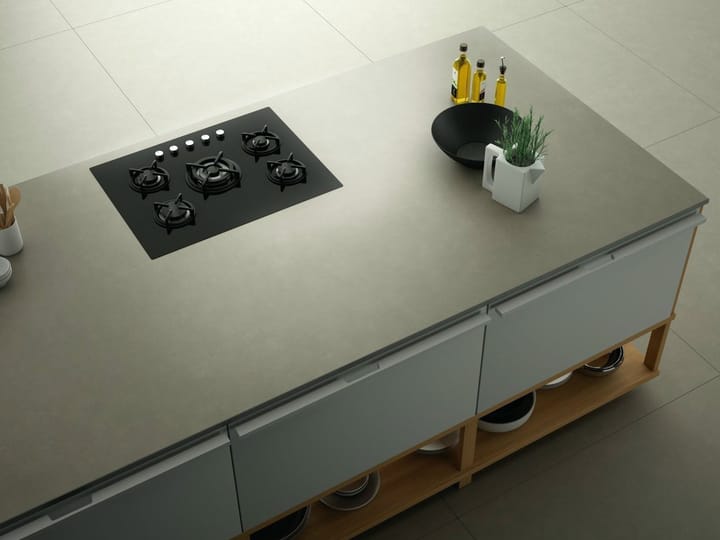 iTOPKer solutions: Porcelain slab countertop by Inalco