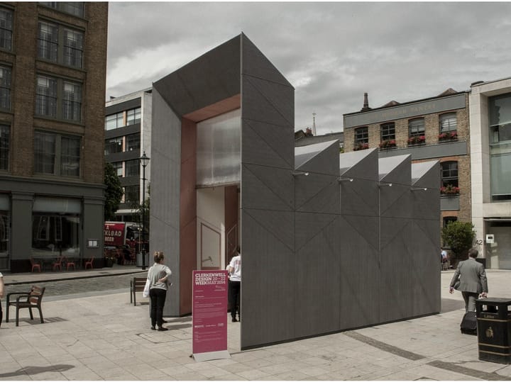 Equitone dresses up 'The Smith Pavilion' at Clerkenwell Design Week