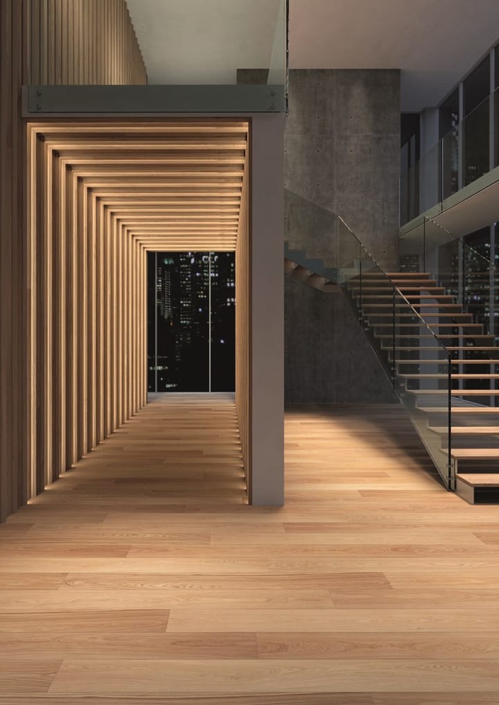 ContinuumFloor: continuous wall cladding/Flooring