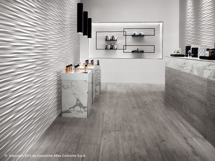 Sculptural ceramic walls