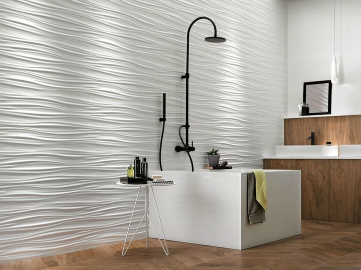 Sculptural ceramic walls