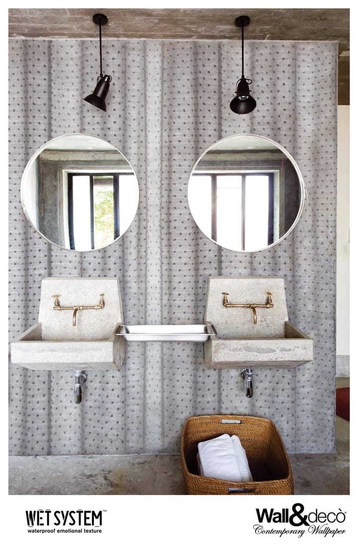 Cement, flower, ink. Graphic matching tones and black&white patterns