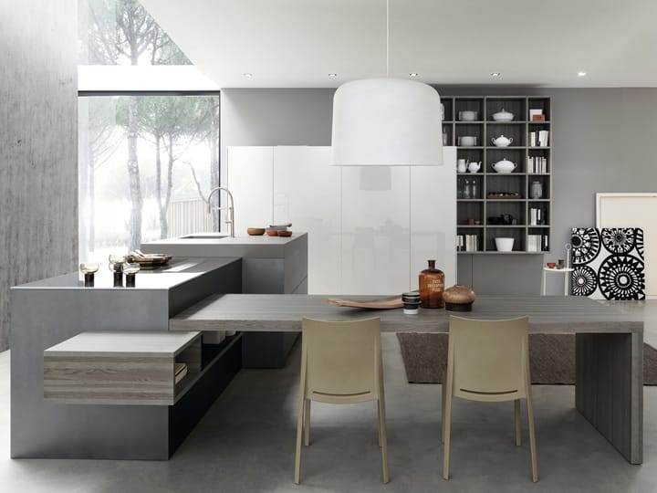 From kitchen to living area