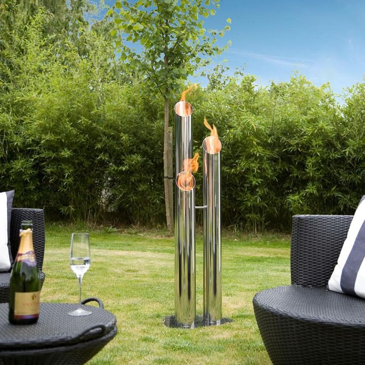 Bio Fireplaces even in Summer