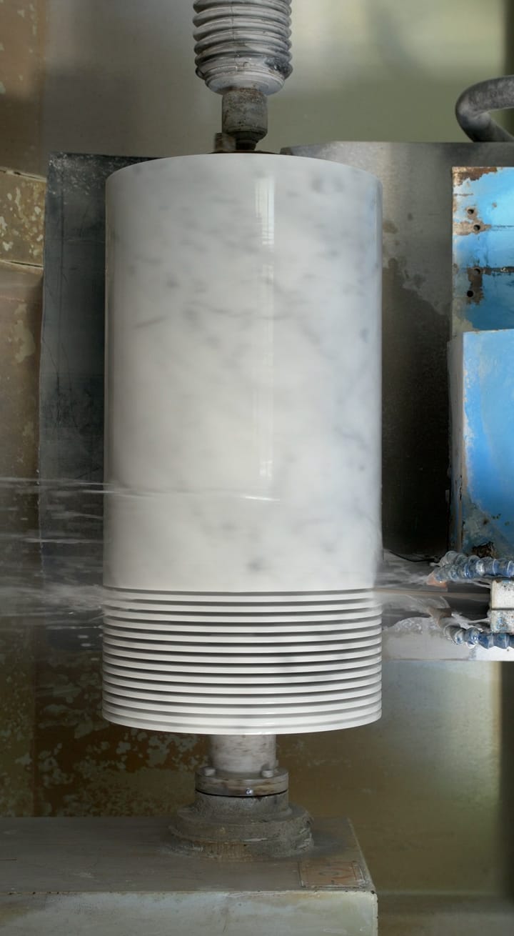 A marble block hides a secret core