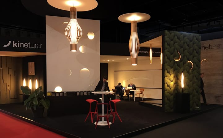 Kinetura explores the fourth dimension: metamorphic lighting design