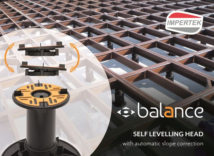 Balance, a self-levelling head that tilts automatically according to ...