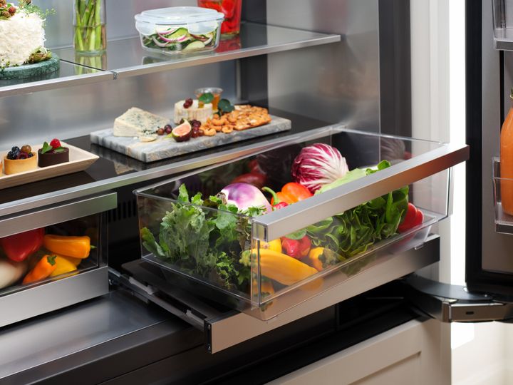 Signature Kitchen Suite double-door refrigerator at Milan Design Week 2024