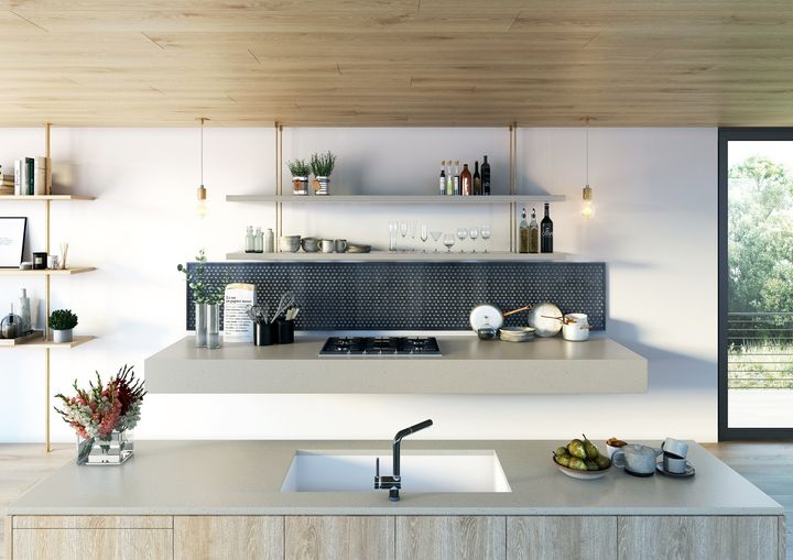 The Solid Surface between concrete and marble