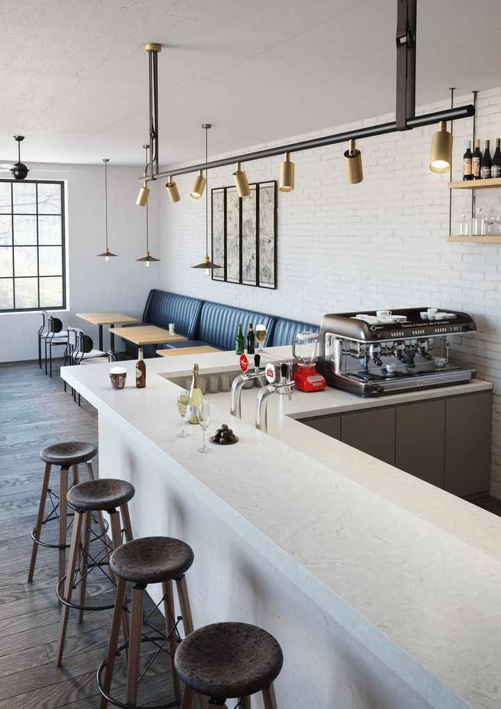 The Solid Surface between concrete and marble