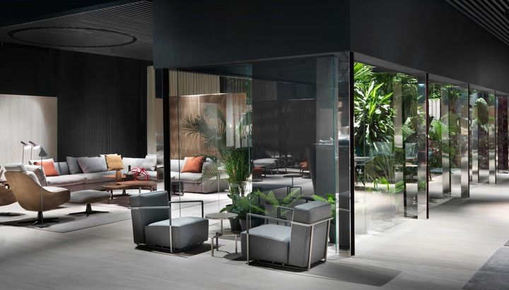 Warm Colors and Precious Materials: Flexform at IMM