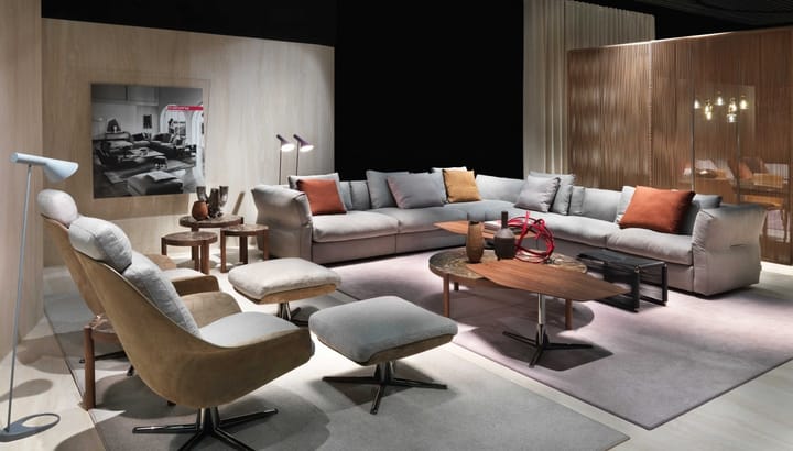 Warm Colors and Precious Materials: Flexform at IMM