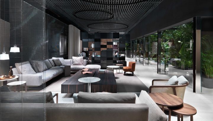 Warm Colors and Precious Materials: Flexform at IMM