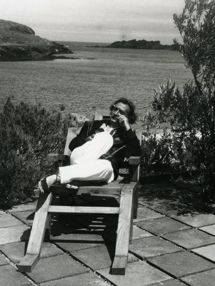 Salvador Dalí Sunbathing