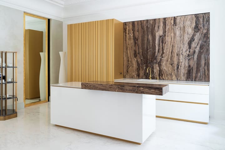 Matte Gold Finish and Precious Quartzes