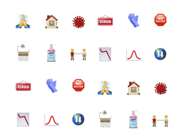Covid-19: emoji a tema