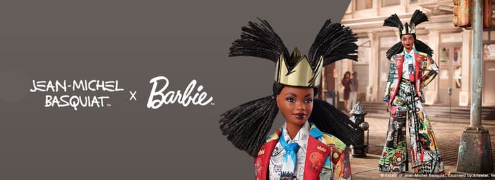 Barbie incontra Jean-Michel Basquiat