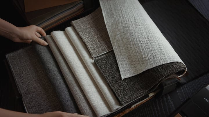 Among Indoor and Outdoor. The Minotti Textile Collection