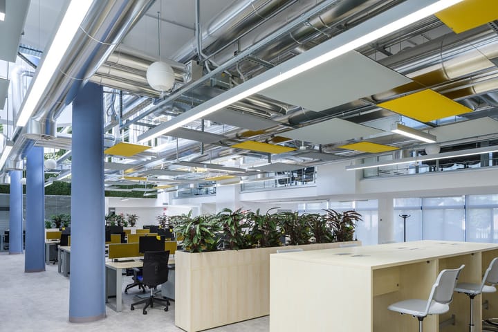 Performance iN Lighting for the Olivetti Factory in Pozzuoli