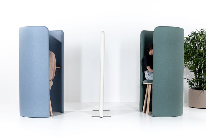 A Soft Embrace: it's BuzziHug, the New Privacy Booth by BuzziSpace