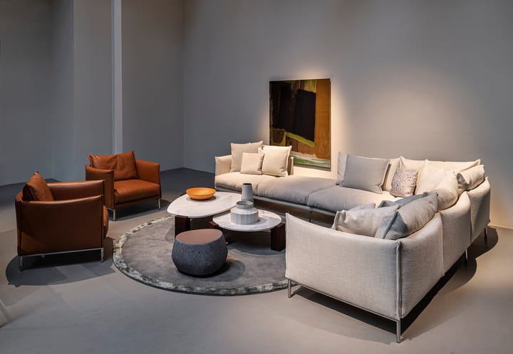 Moroso Shows Off 'Rooms' in its Milan Showroom on Via Pontaccio