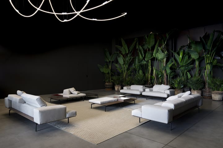A New Living Divani Set Up Dedicated to Indoor and Outdoor Collections