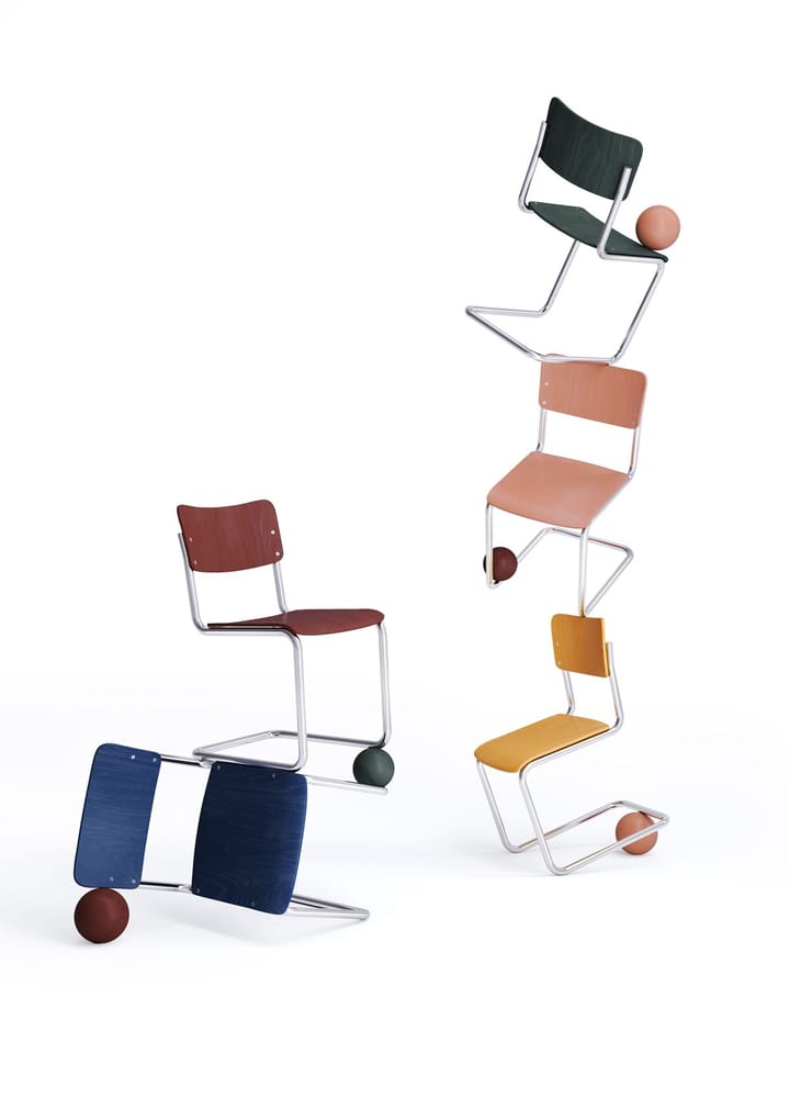 The S 43 Mart Stam’s Chair Adds a Splash of Colour