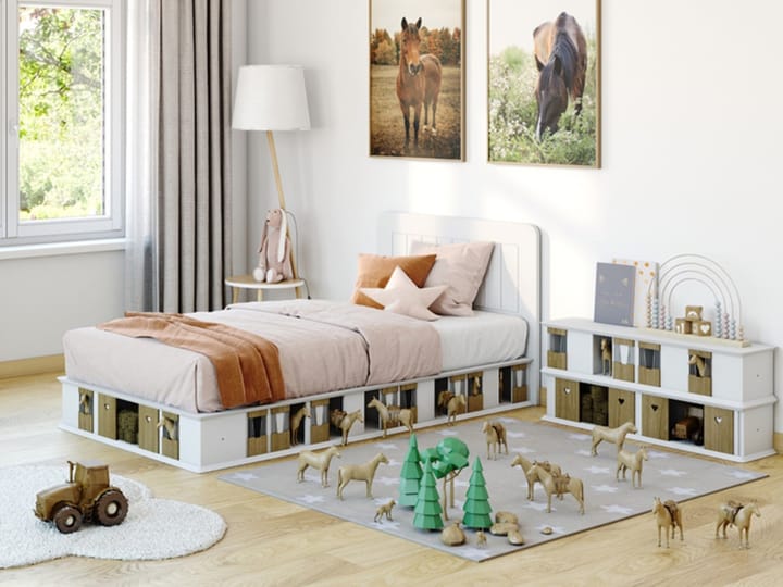 Farm Inspiration: Stable Bed and Shelves by Mathy by Bols