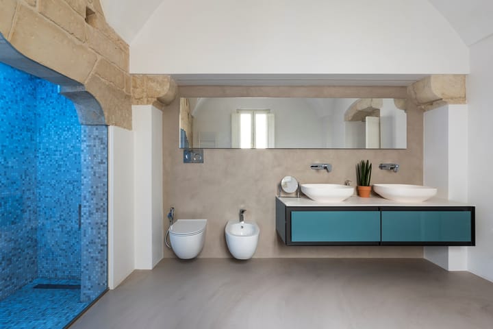 Concrete, Mortar or Resin: HDsurface Surfaces for the Bathroom