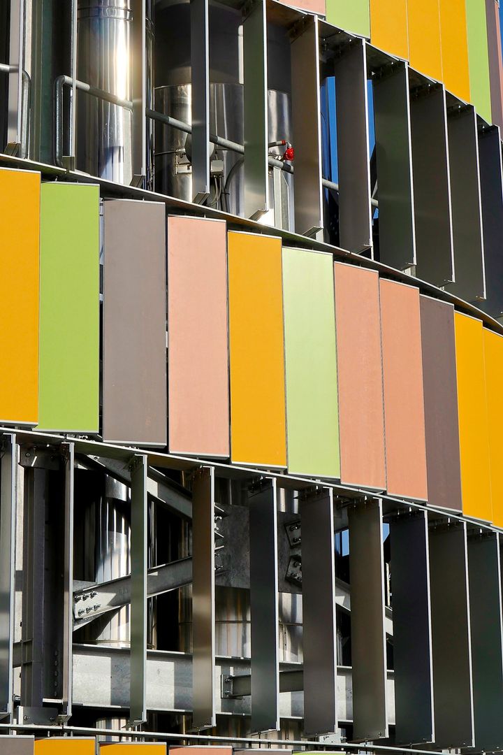 Casalgrande Padana porcelain stoneware tiles for façade covering