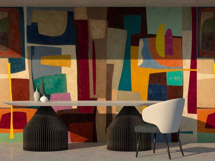 The compositions by Roberto Miniati for Officinarkitettura Wallpapers