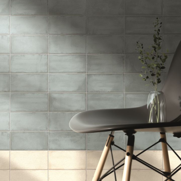 The May wall tile by Iris Ceramica is inspired by terracotta