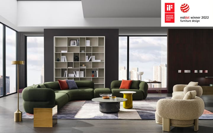 HC28's BUFA Sofa System Wins Red Dot and IF Design Awards 2022
