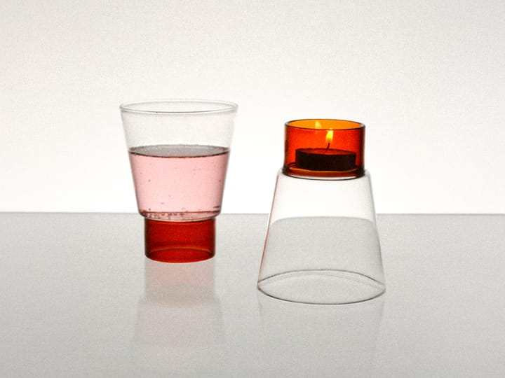 Traga introduces the Podio glass/candleholder