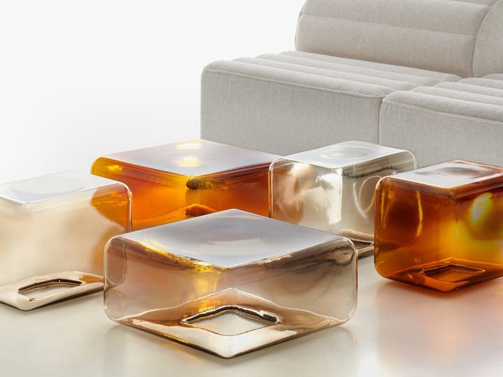 The Lokum coffee tables by Acerbis designed by Sabine Marcelis