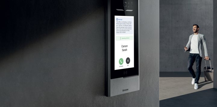The new BTicino outdoor video intercom to digitise building access