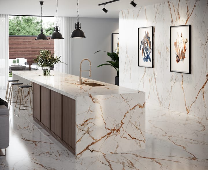 I rivestimenti effetto marmo Dekton Onirika di Gruppo Cosentino