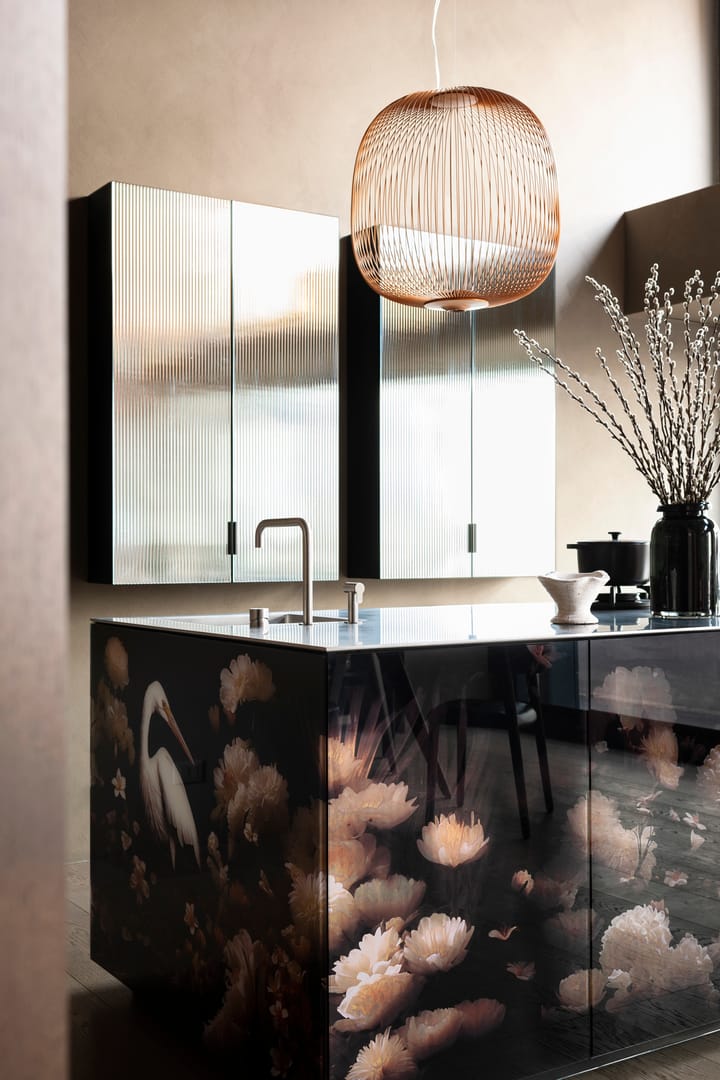 Cesar kitchens with decorated Inalco ceramic doors