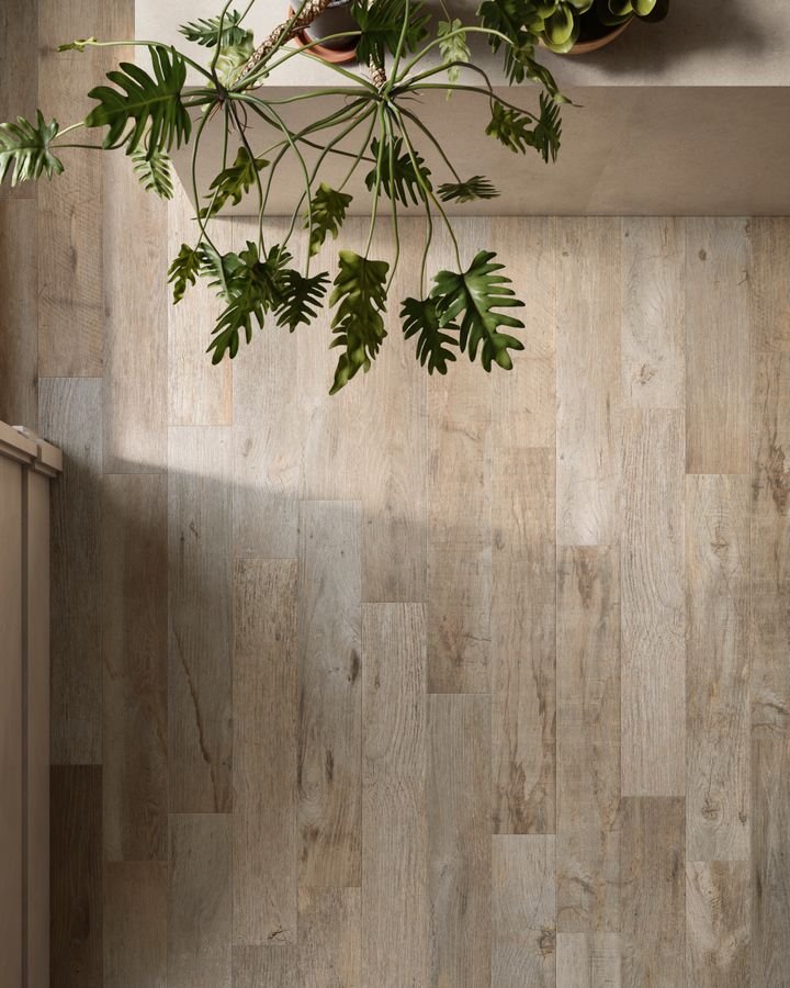 Wood effect ceramics: Ceramica Sant'Agostino Yorkwood porcelain stoneware