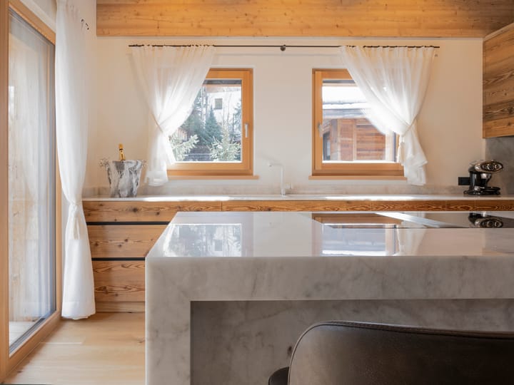 Antolini natural stone slabs in a chalet in Val Gardena