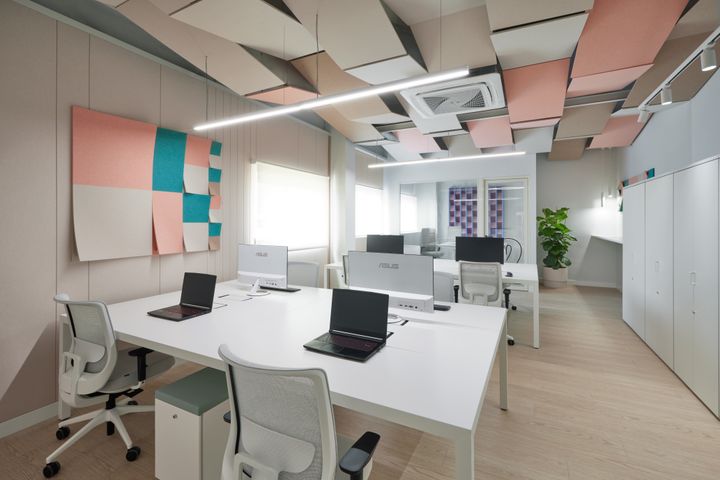 ECOcero's eco-conscious office: a fusion of acoustics, sustainability ...