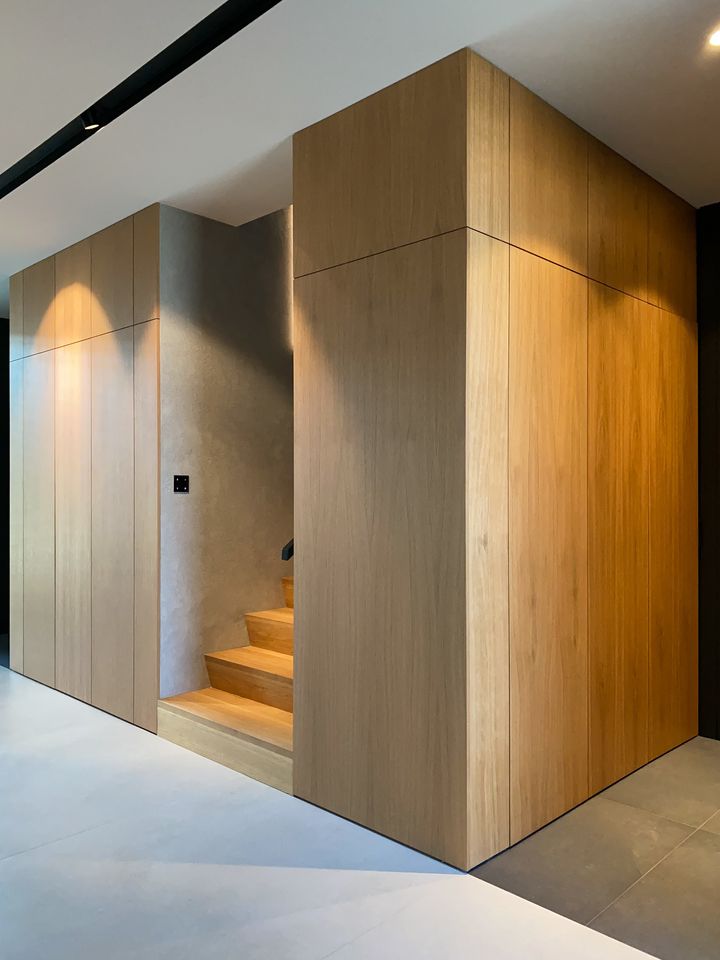 Casalgrande Padana porcelain stoneware covers the floors of Casa NB