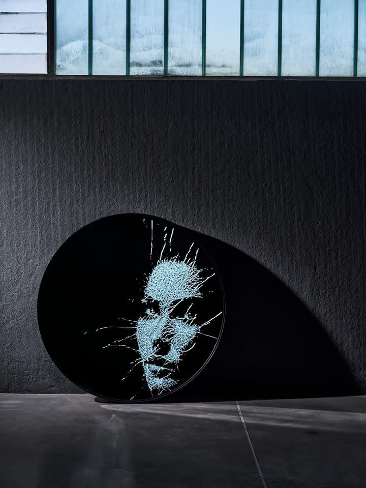 Female faces etched in the mirror. Gallotti&Radice with Swiss artist ...