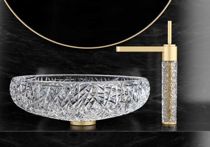 The first collection of Glass Design crystal taps