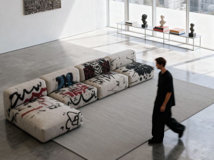 The new MARYEEFI modular sofas with interchangeable covers