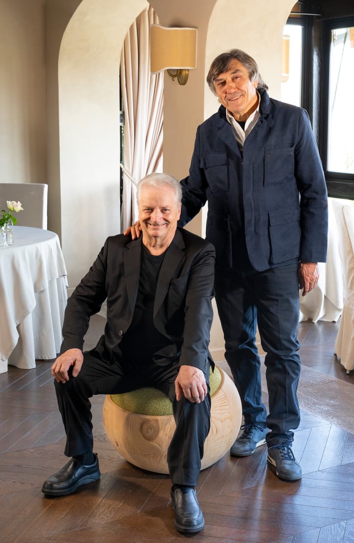 The new Riva 1920 stool in collaboration with Iginio Massari