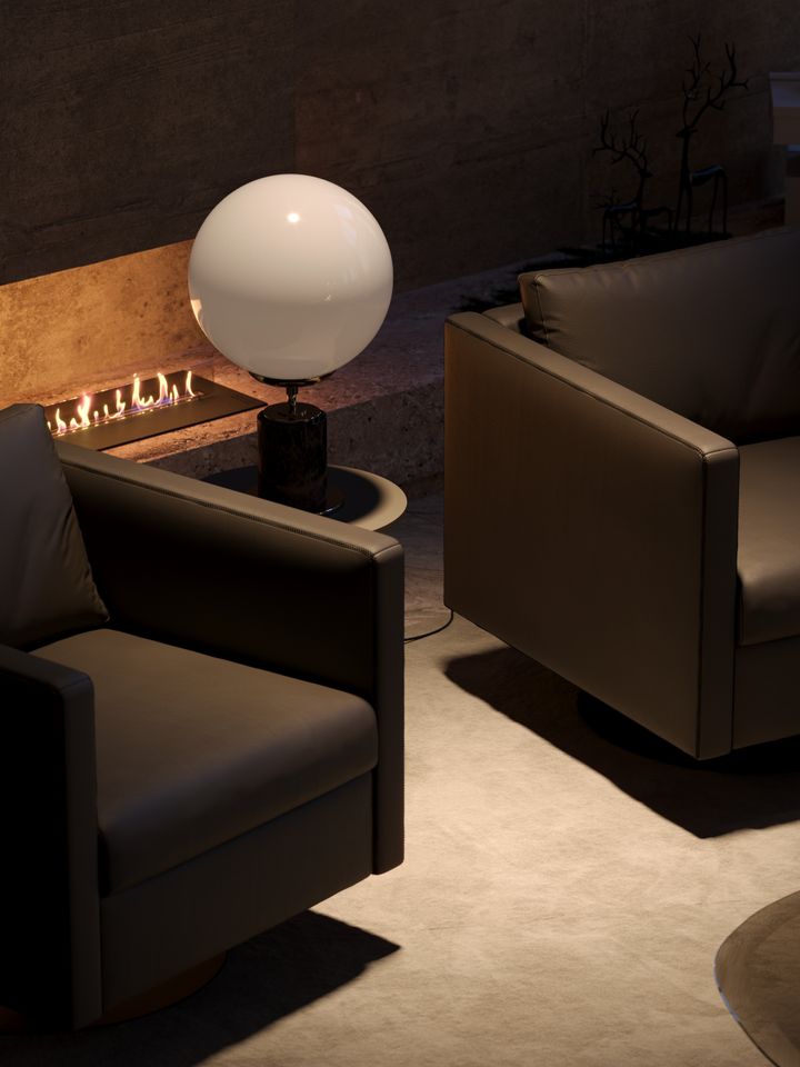 Laskasas offers a series of holiday settings from the living room to ...