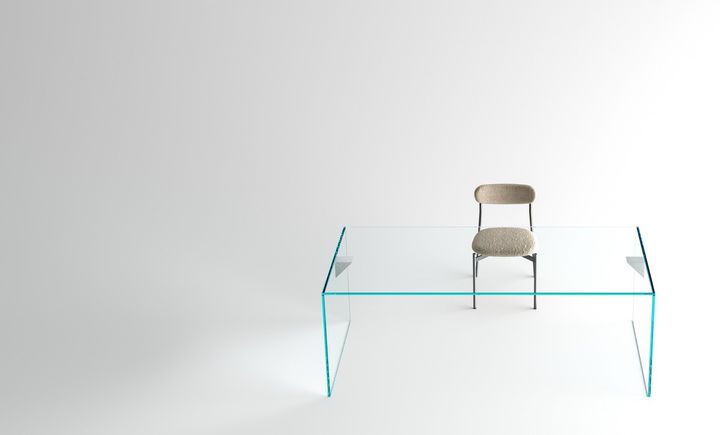 Tonelli Design glass desk for the office and home office