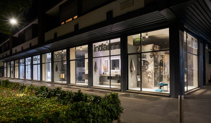 Inda Milano, il nuovo showroom dedicato all'arredo bagno Inda